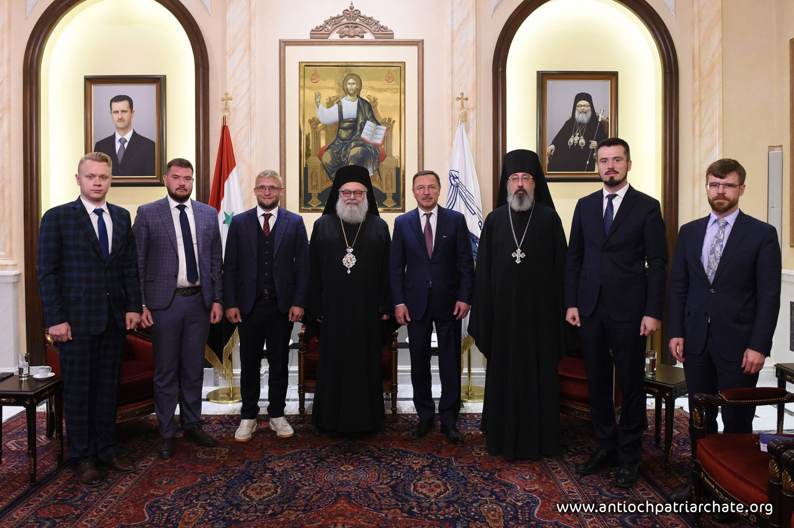 Patriarch receives President of the Christian Culture and Heritage ...