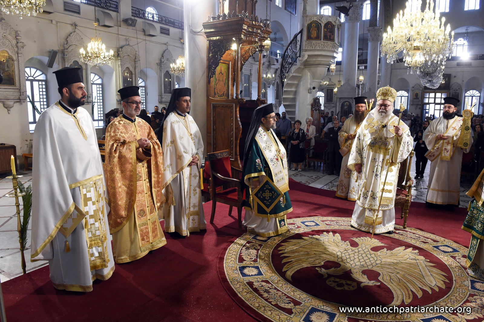 Divine Liturgy for Palm Sunday at the Mariamite Cathedral in Damascus ...