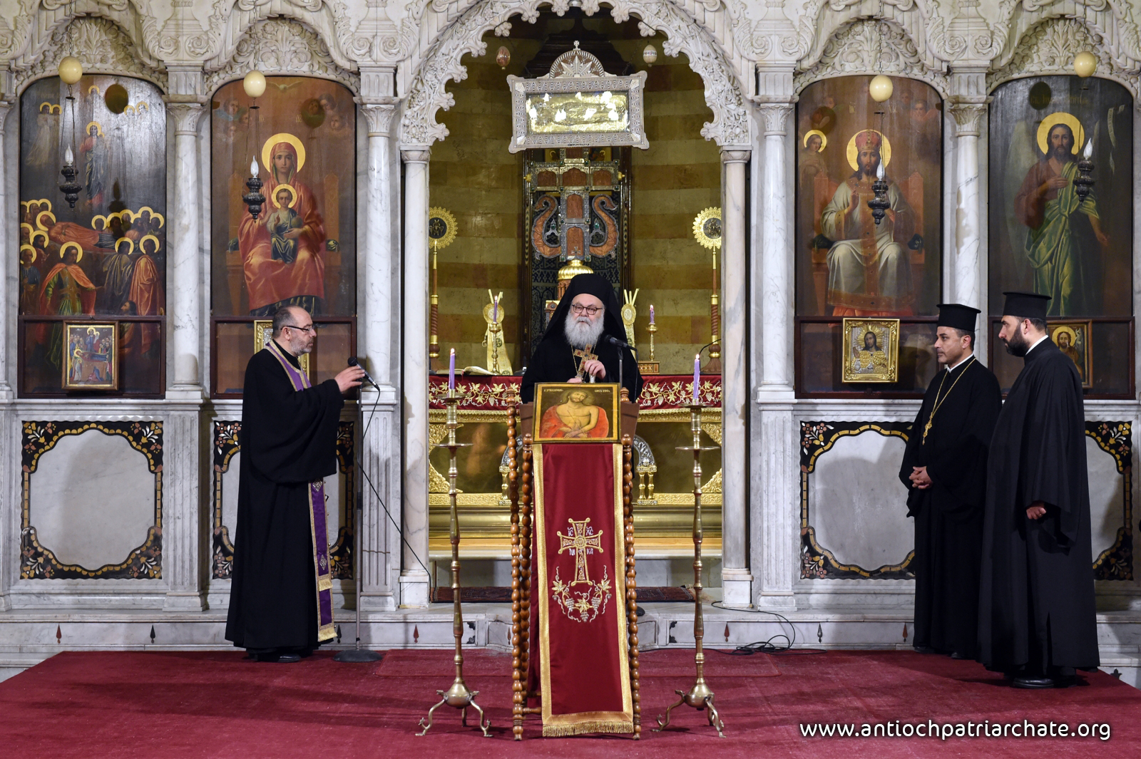 Third Bridegroom Service in the Mariamite Cathedral in Damascus - Greek ...