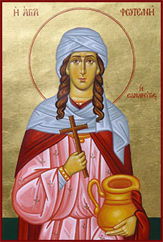 The Holy Great Martyr Photine, the Samaritan Women - Greek Orthodox ...