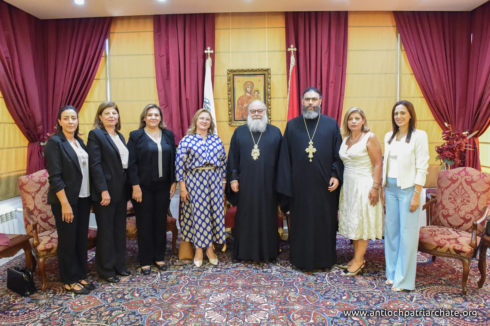 Patriarch John X Receives a Delegation from the Administrative Board of ...