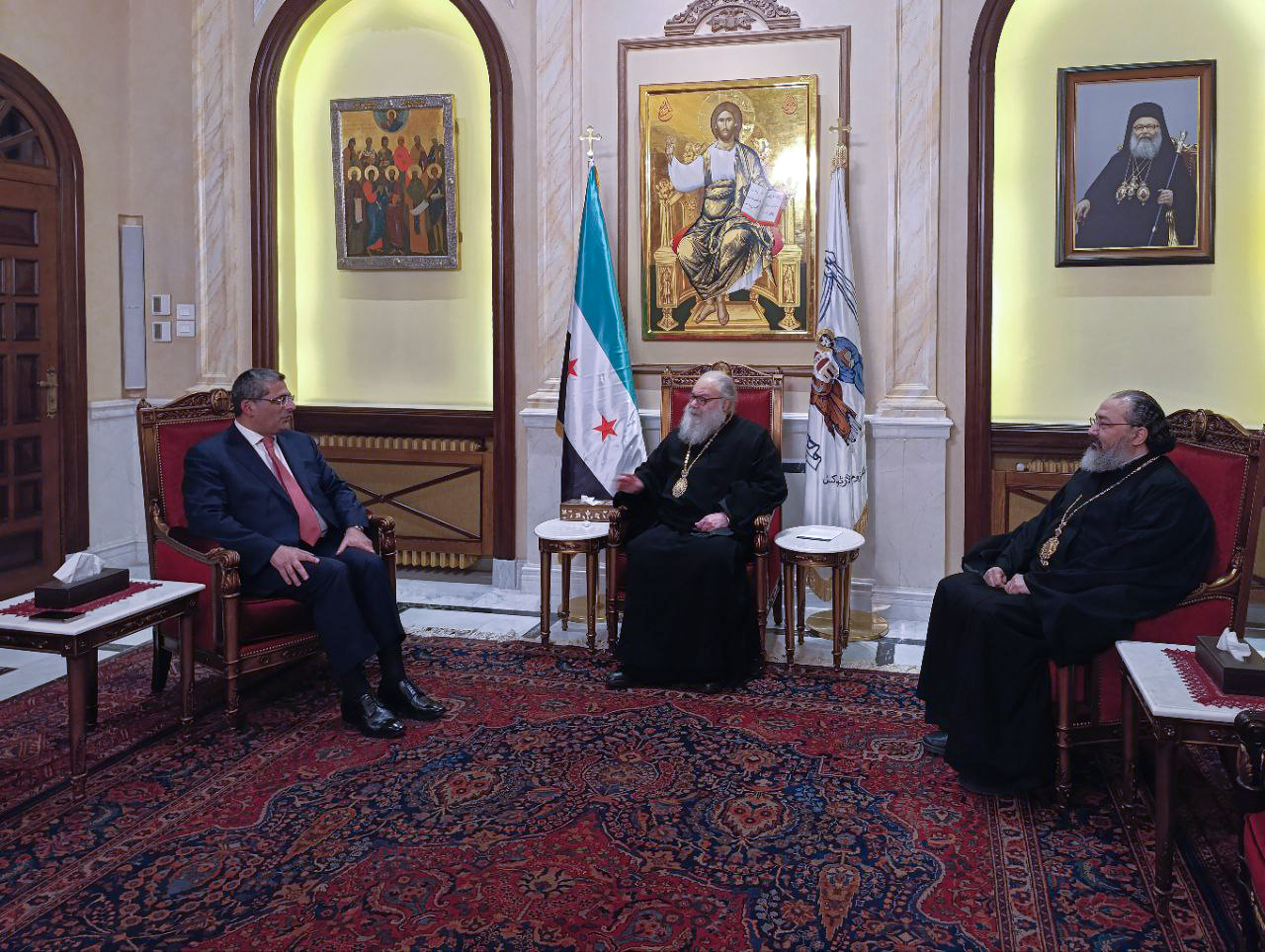 His Beatitude Receives the Lebanese Ambassador to Syria - Greek ...